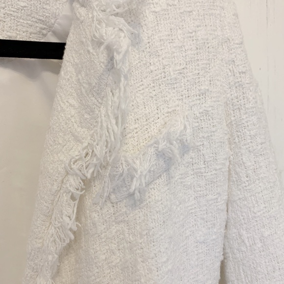 Milly | Jackets & Coats | Milly White Tweed Blazer | Poshmark